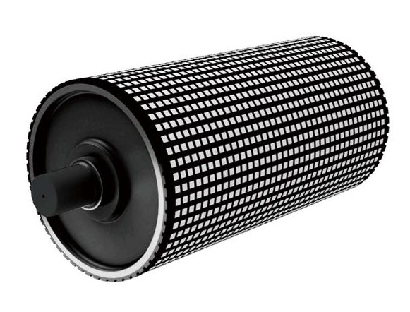 DTII Type Rubber Coated Conveyor Drive Rollers Industrial Conveyor Belt ...