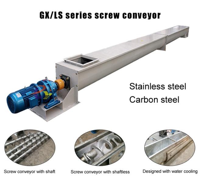 GX Type U Trough Screw Conveyor Automatic Auger Feeding System For ...