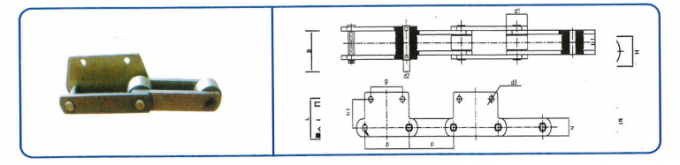 Conveyor Drop Forged Chains Stacker Reclaimer Chains For Mining Industry