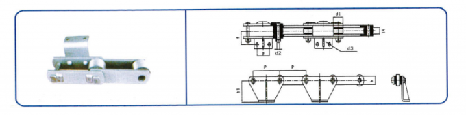 Conveyor Drop Forged Chains Stacker Reclaimer Chains For Mining Industry